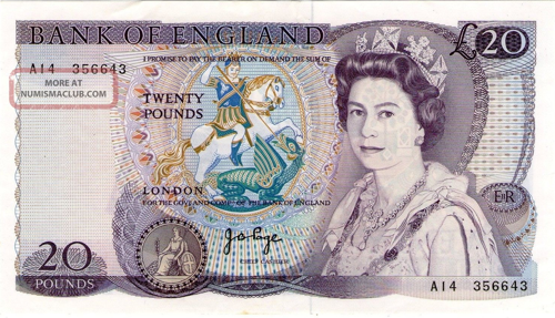 eurochange | Queen Elizabeth II on Bank of England notes